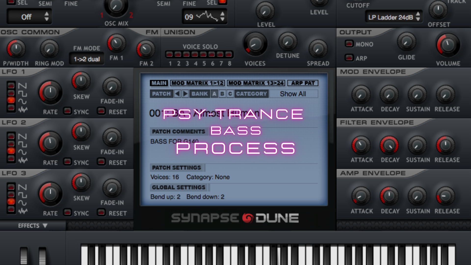 PsyTrance Bass Process – CineTrance